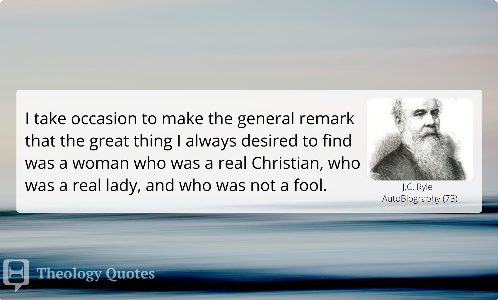 Theology Quotes - J.C. Ryle